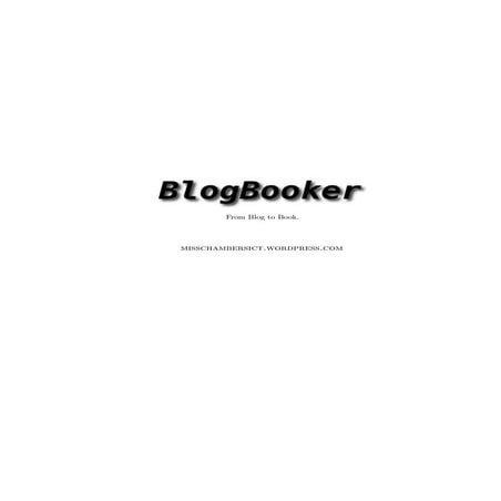 Blog Booker | PDF