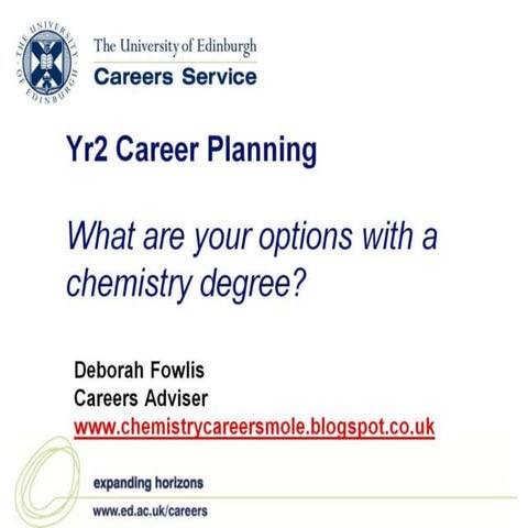 Blog careers presentation to chemistry 2 2012 2013 | PPT
