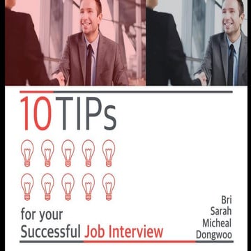 10 Tips for Your Successful Job Interview | PPT