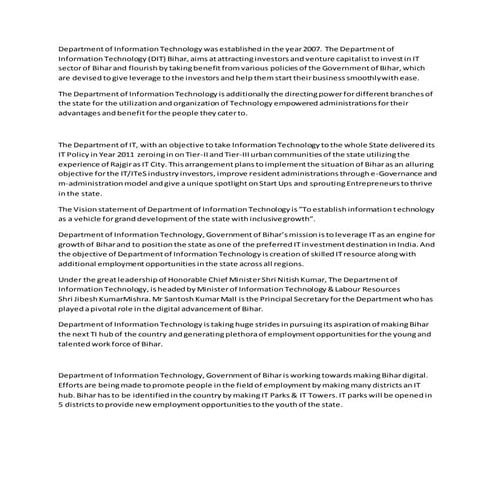 ( Blog) Department of Information Technology was established in the year 2007.docx | Computer ...