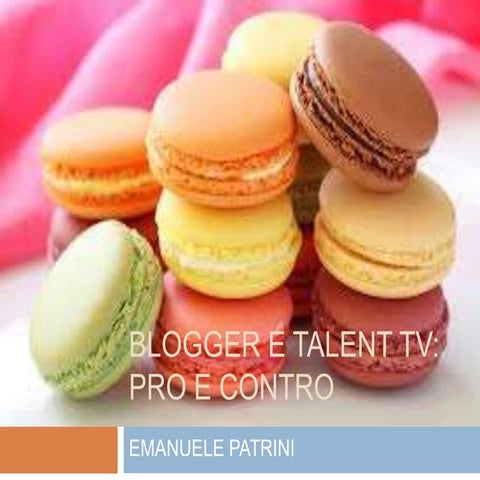 FoodCamp Milano 14 - "Blogger e talent tv: pro e contro" di Emanuele ...