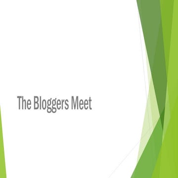 Bloggers meet ideas | PDF