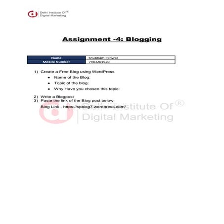 Blogging.docx | Real Estate Industry | Industries