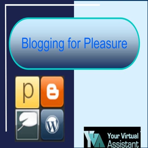 Blogging For Pleasure | PPTX