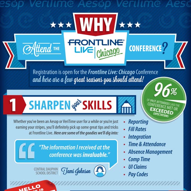 INFOGRAPHIC: Why Attend Frontline Live Chicago? | PDF