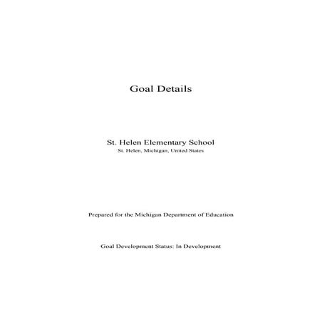 Blogoralreadingfluencygoals | PDF | Primary Education | Education