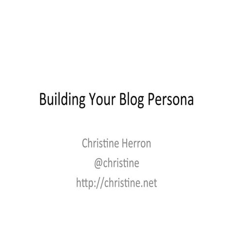 Online Persona: What's your digital ID? | PPTX