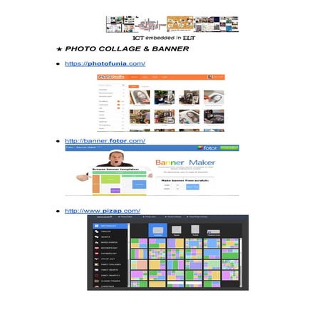 Blog photo collage & banner | PDF