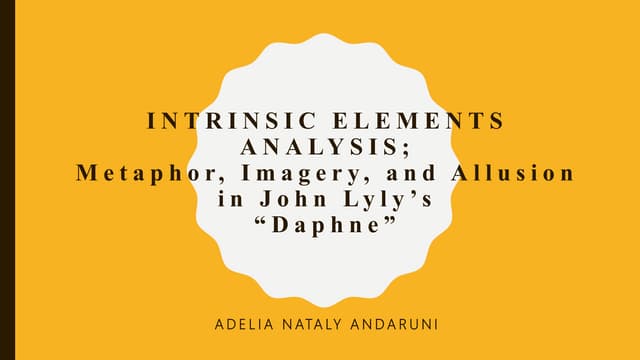 The Morning Sun Is Shining by Olive Schreiner | PPTX