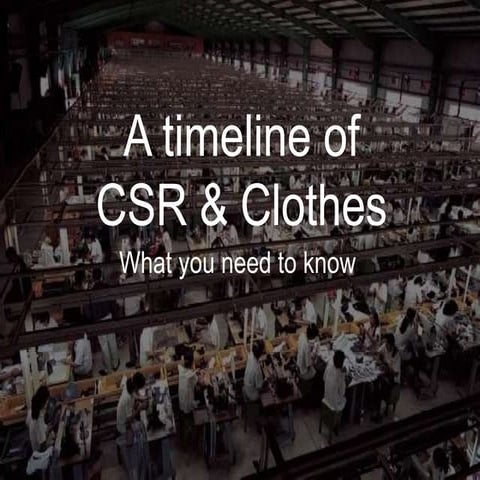 Visual Media: A Timeline of CSR | PPT