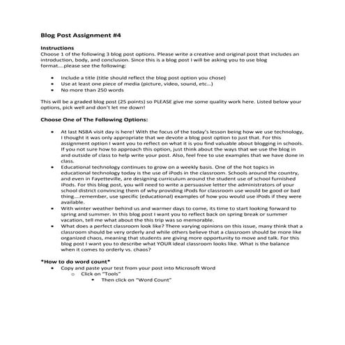 Blog post assignment6 | DOC