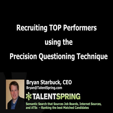 Precision Questioning for Recruiters -- Cheezhead post from ...