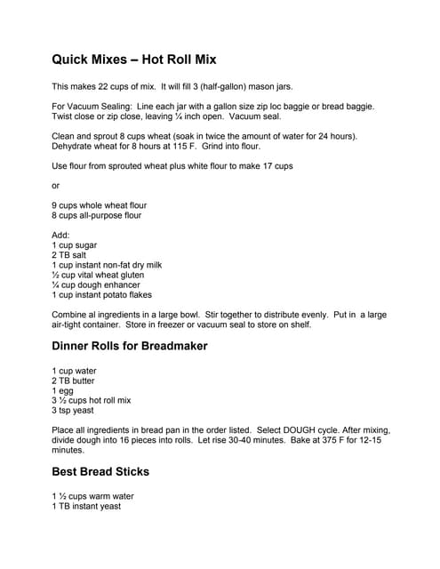 Quick Mixes Muffins | PDF
