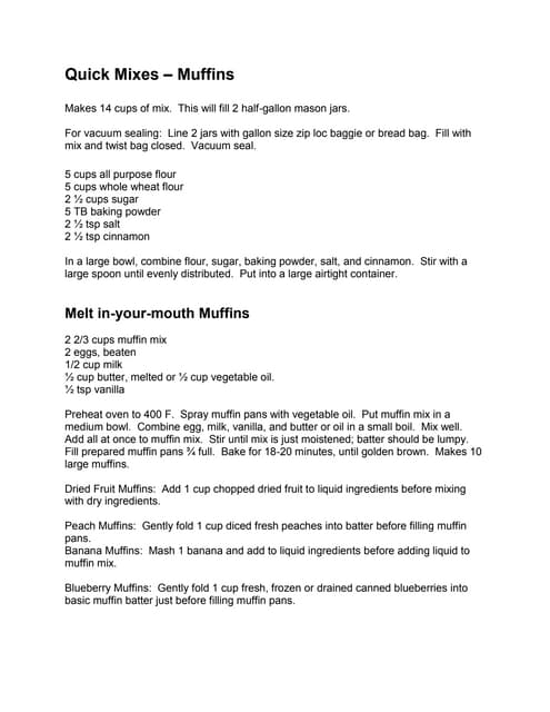 Quick Mixes Sweet Breads | DOCX