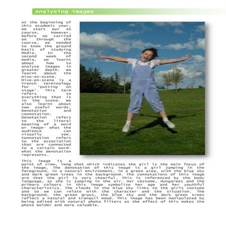 Media Studies - school magazine project | PDF