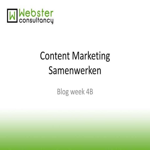 Blog week 4 b | PPTX