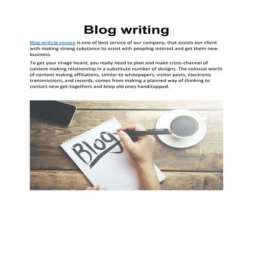 Blog writing | PDF