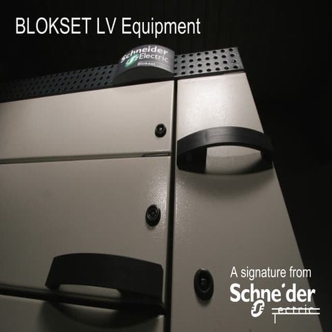 Panel LV Type Test Blokset Schneider | PPT