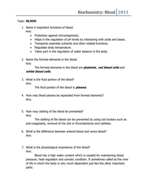 Red blood cells | PPT