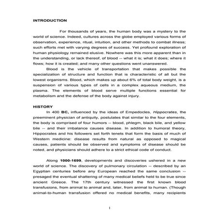 Blood | PDF