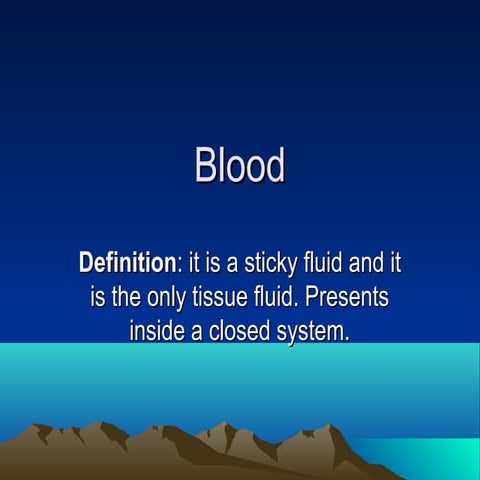 Blood | PPT