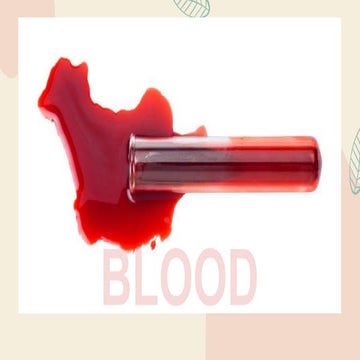 BLOOD. Slides/PPT/PDFfile/Discussion/Topic | PDF