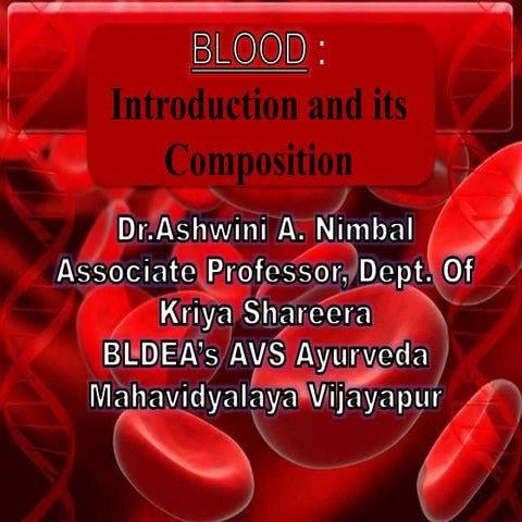 composition of Blood | PPTX