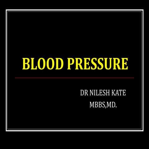 Blood pressure | PPT