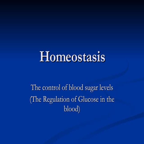 Blood Sugar | PPT