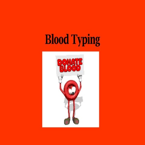 Blood Typing | PPT