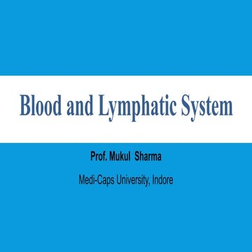 Blood and lymphatic system | PPT