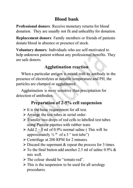 Laboratory methods of Blood Grouping techniques.p | PPT