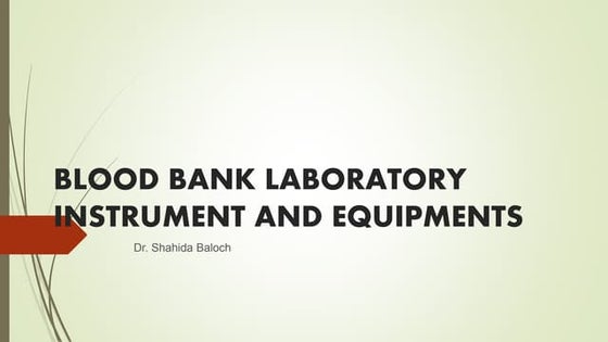 Basic design and organisation of diagnostic laboratory | PPT