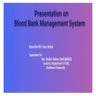 Blood Bank Management System | PPTX