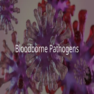 Comprehensive Bloodborne Pathogens Safety and Prevention Guidelines | PPTX