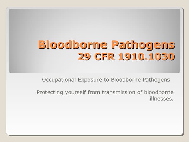 Osha powerpoint | PPT