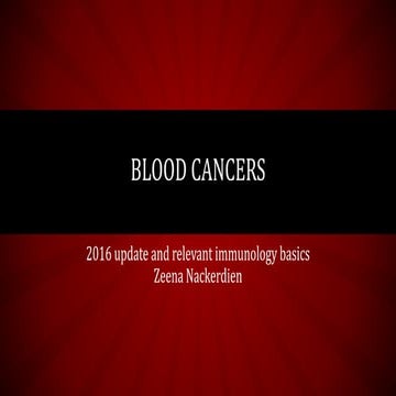 Blood cancer 19oct | PPTX