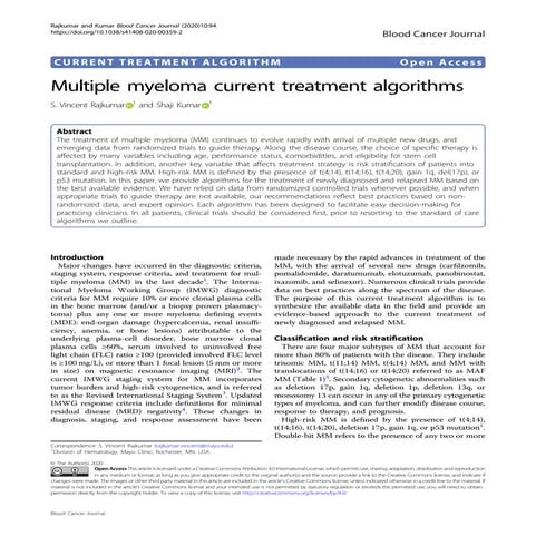 Blood cancer journal | PDF