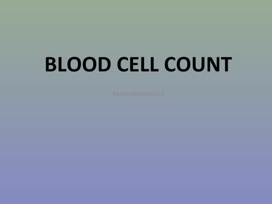 Wbc & platelets anomalies | PPTX | Blood Disorders | Diseases and Conditions