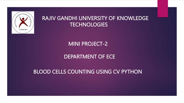 PPT - Blood Group Detection using Fingerprint.pptx