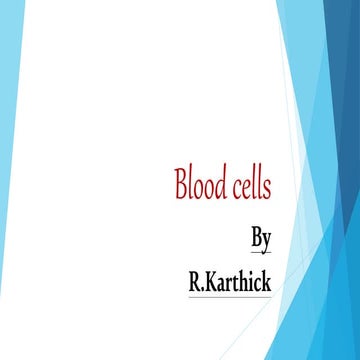 Blood cells | PPT