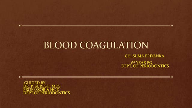 Blood Coagulation and Clotting Mechanism.pptx