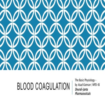 Blood Coagulation | PPT