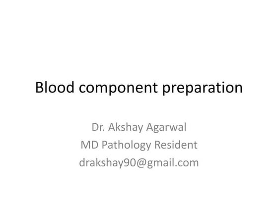 Standard Operating Procedure for CBC Estimation with Autoanalyzer H560 ...