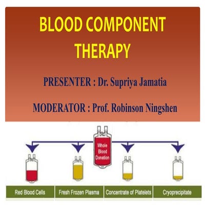 Blood components | PPTX