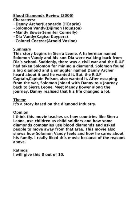 Blood Diamond