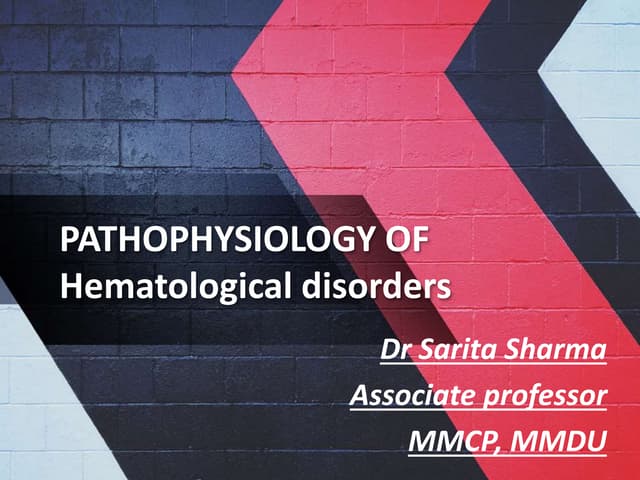 Drug induced blood disorders | PPTX