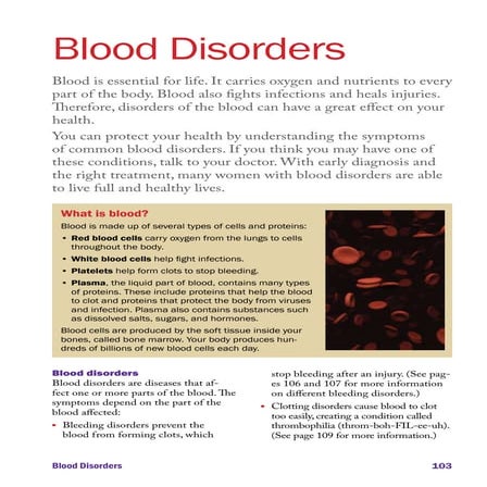 Global Medical Cures™ | Blood disorders | PDF
