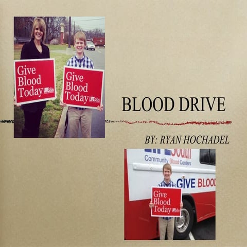 Blood drive senior boards | PPT