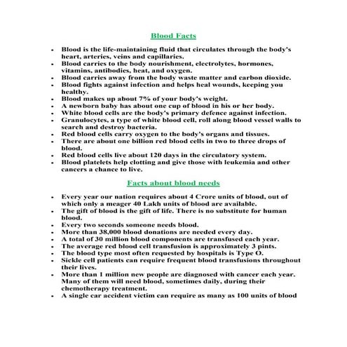 Blood donation | PPTX